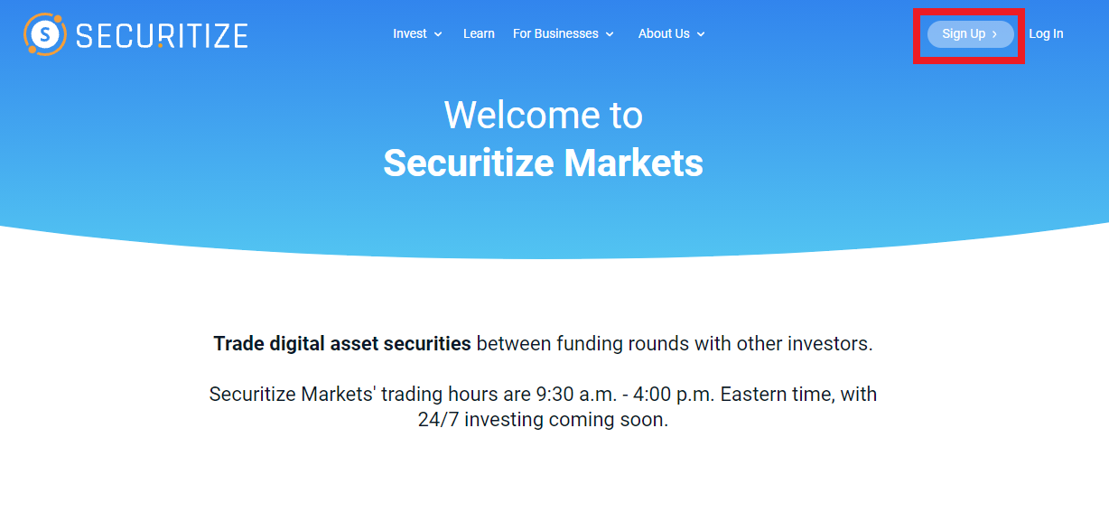 Securitize Marketsの登録方法と利用方法について解説してみる。 - ミートくんの資産運用ブログ